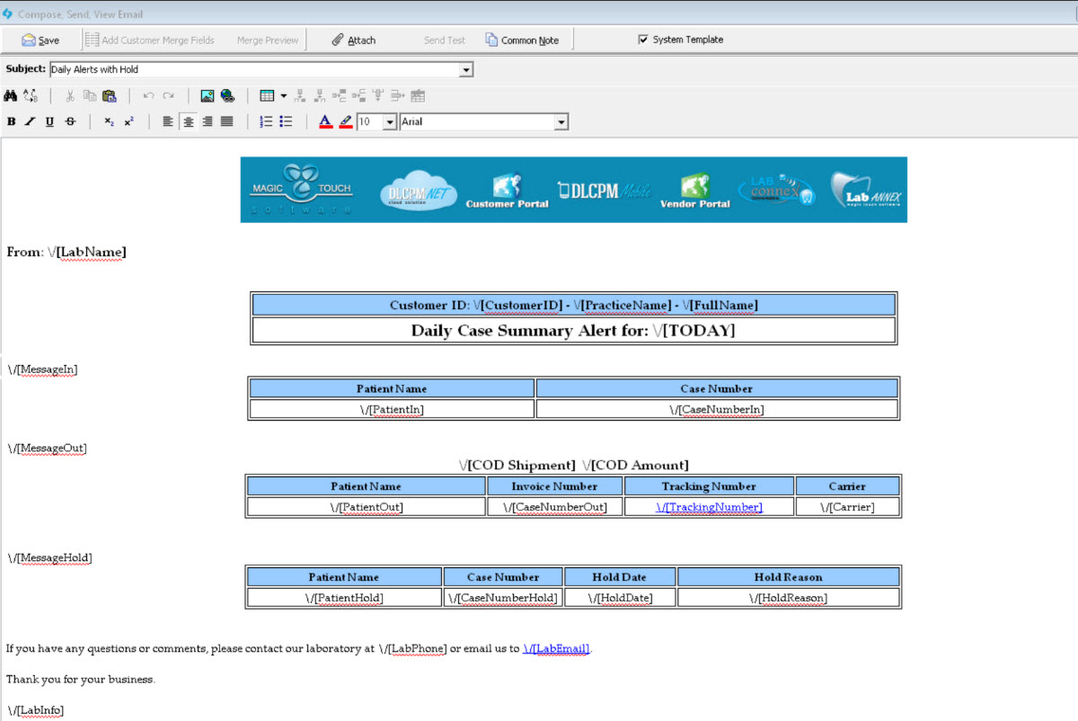 Dental Lab Customer & Production Management